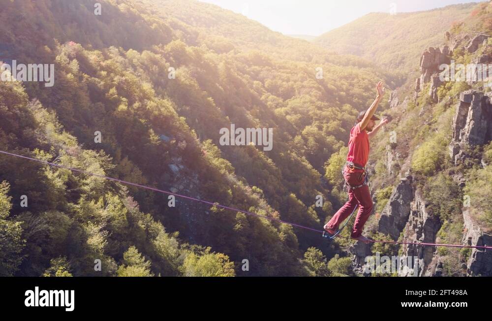 Man balancing on rope Stock Videos & Footage - HD and 4K Video Clips ...