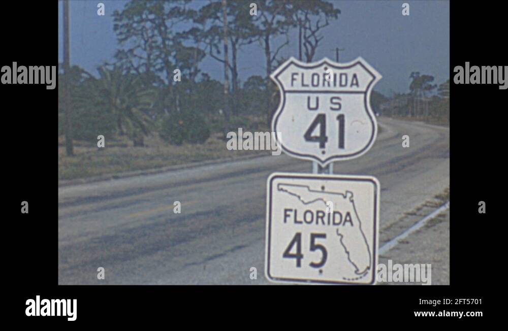 Florida highway sign Stock Videos & Footage - HD and 4K Video Clips - Alamy