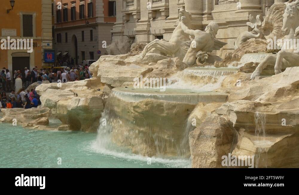 Trevi fountain panorama Stock Videos & Footage - HD and 4K Video Clips ...