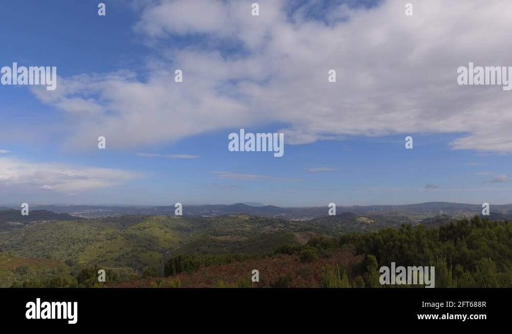 Fire ranger lookout tower on top of mountain steady gimbal 4k Stock ...