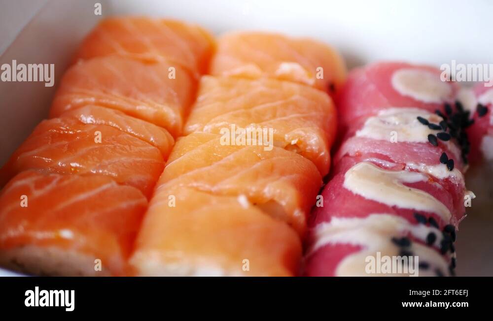 Two sushi rolls Stock Videos & Footage - HD and 4K Video Clips - Alamy