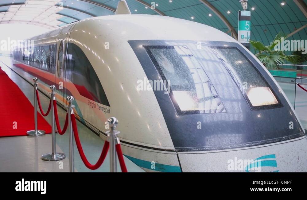 Shanghai maglev railway station china Stock Videos & Footage - HD and ...