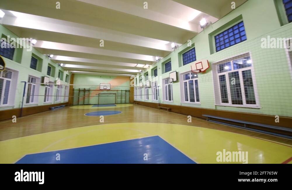 School sports hall interior Stock Videos & Footage - HD and 4K Video ...