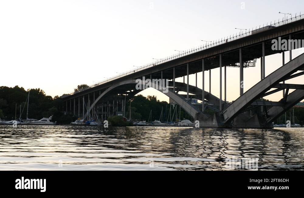 Arch bridge built structure architecture river transportation Stock ...