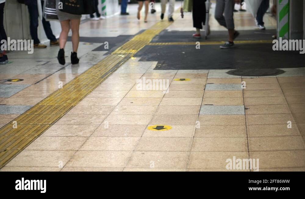 Tactile paving at railway station Stock Videos & Footage - HD and 4K ...