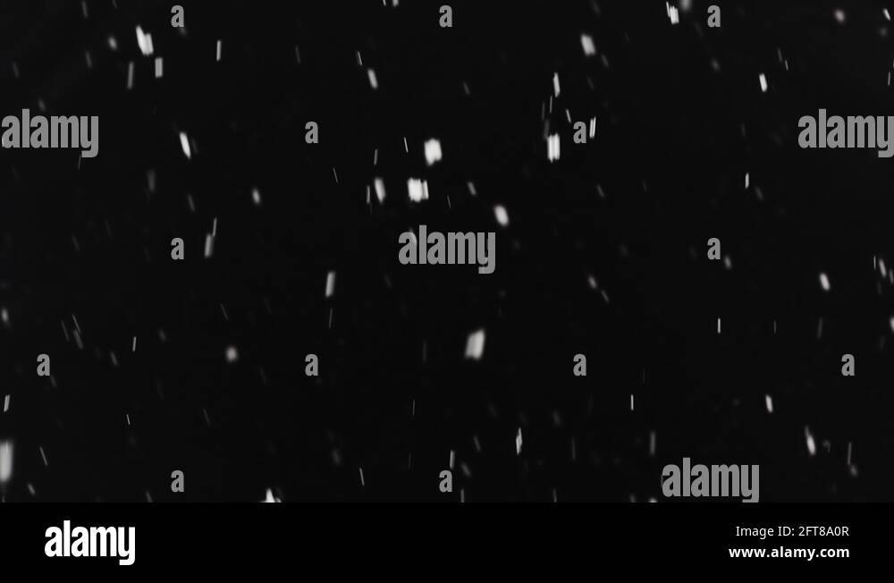 Real Footage of white snowflakes falling. Good clip for winter and snow ...