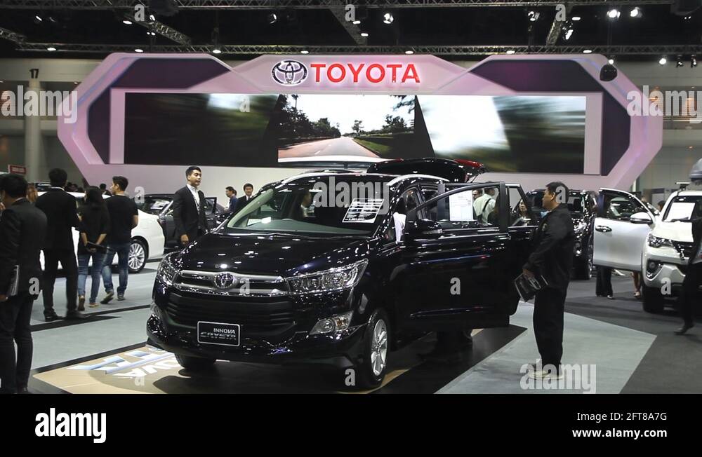 Toyota cars on display at Thailand Motor Expo 2016 in Bangkok Stock ...
