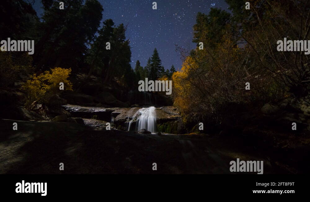 Waterfalls in moonlight Stock Videos & Footage - HD and 4K Video Clips ...