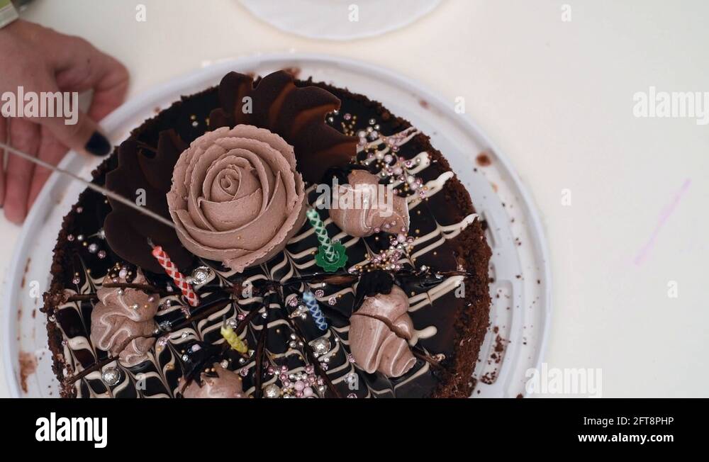 Birthday decoration cut out cake Stock Videos & Footage - HD and 4K ...