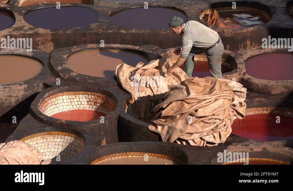 Manual leather dyeing process Stock Videos & Footage - HD and 4K Video ...