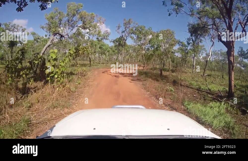4x4 Driving offroad through northern Australian outback Stock Video ...