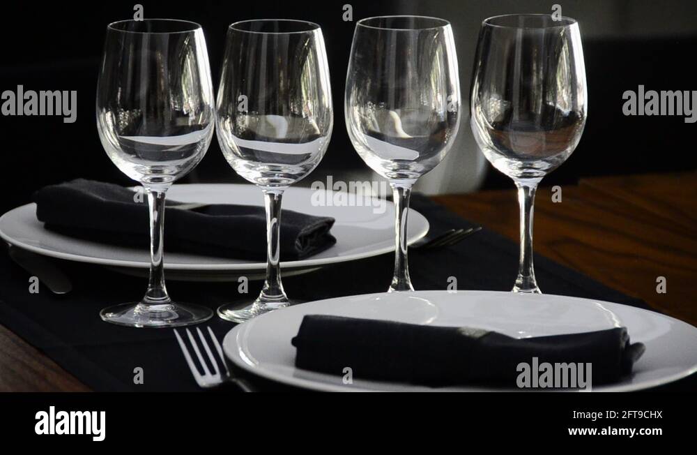 Fine dining restaurant table Stock Videos & Footage - HD and 4K Video ...