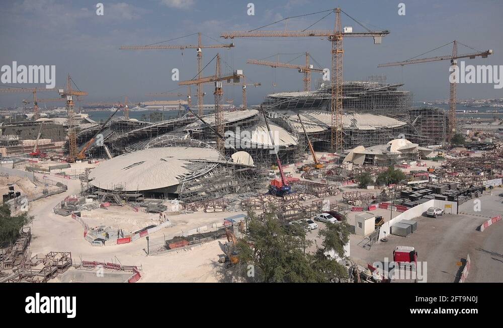 National museum of qatar overview Stock Videos & Footage - HD and 4K ...
