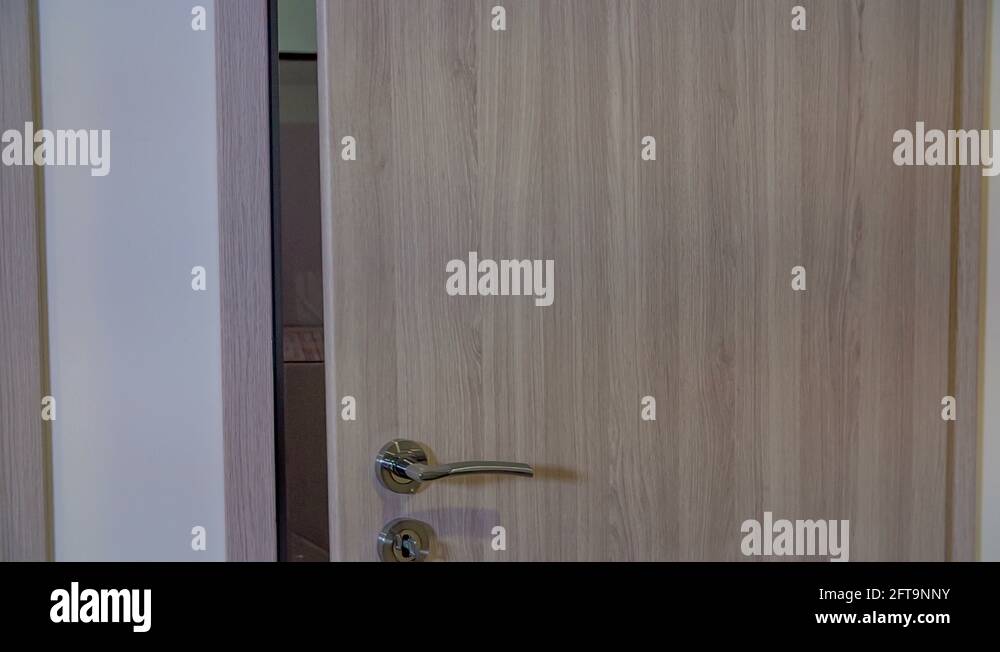 Coming through one door and closing them, then going through the other ...