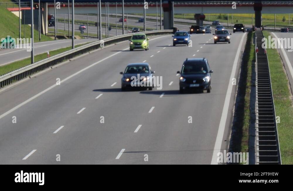 Traffic on highway freeway expressway Stock Video Footage - Alamy