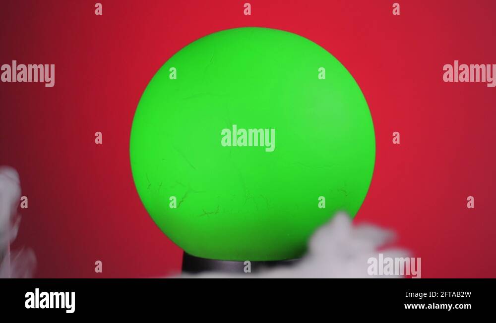 Magic Ball with Green Screen Stock Video Footage - Alamy