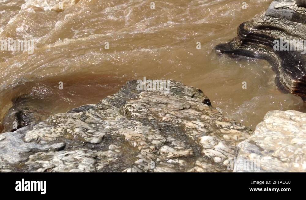 full river flows in thailand park Stock Video Footage - Alamy