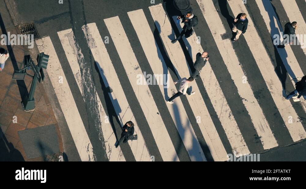 New york city intersection from above Stock Videos & Footage - HD and ...