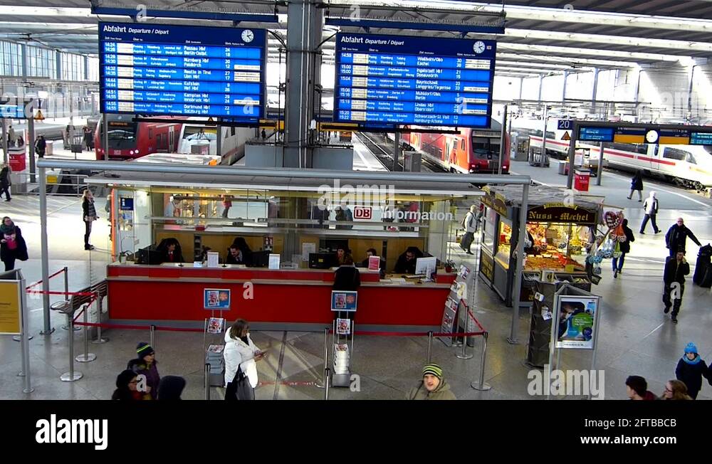 Train station information desk Stock Videos & Footage - HD and 4K Video ...