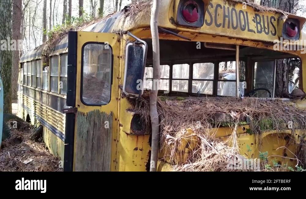 Abandoned old school bus Stock Videos & Footage - HD and 4K Video Clips ...