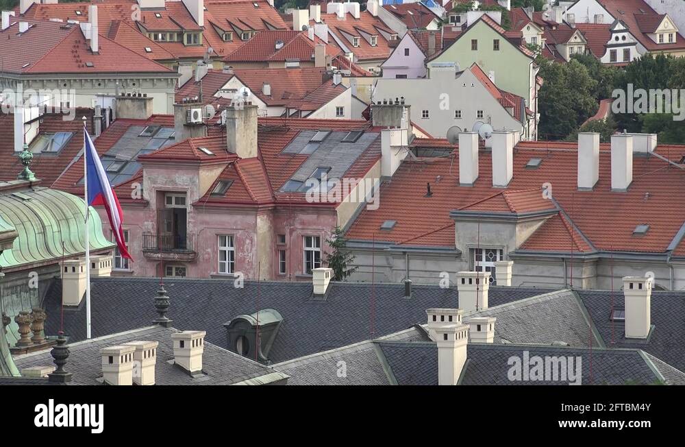 Prague czech flag Stock Videos & Footage - HD and 4K Video Clips - Alamy
