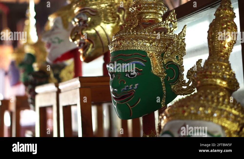 Khon thai face mask Stock Videos & Footage - HD and 4K Video Clips - Alamy