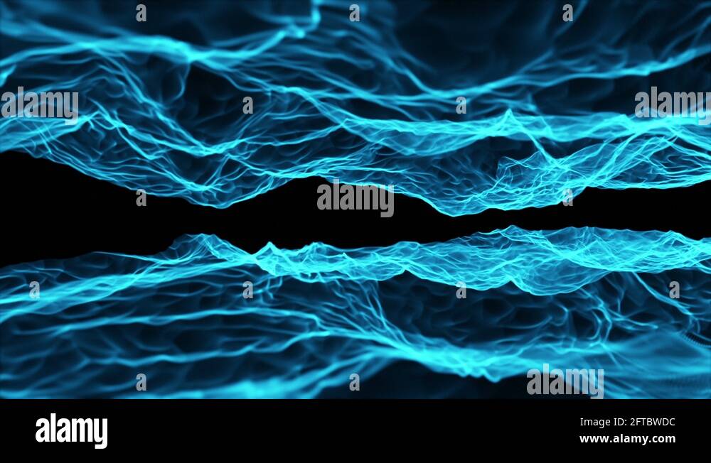 Fiery Fire Flames Seamless Looping Motion Background Cyan Blue Stock ...