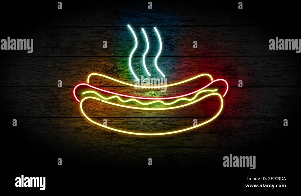 Hot dogs sign Stock Videos & Footage - HD and 4K Video Clips - Alamy