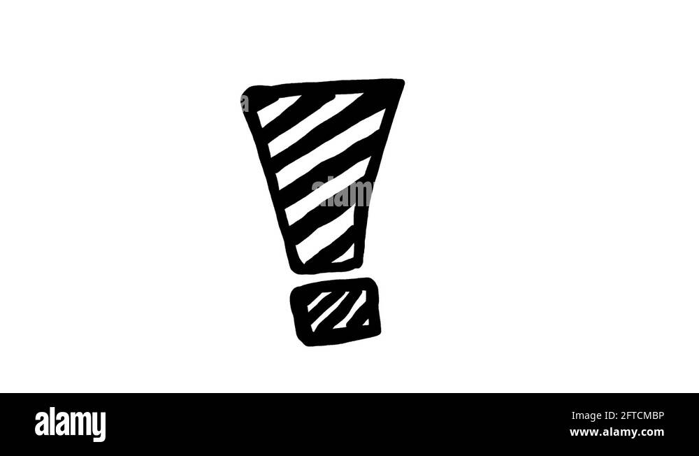 Exclamation mark font Stock Videos & Footage - HD and 4K Video Clips ...