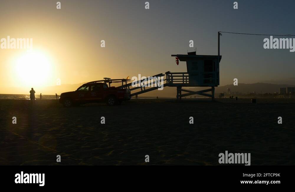 Los angeles lifeguard tower Stock Videos & Footage - HD and 4K Video ...