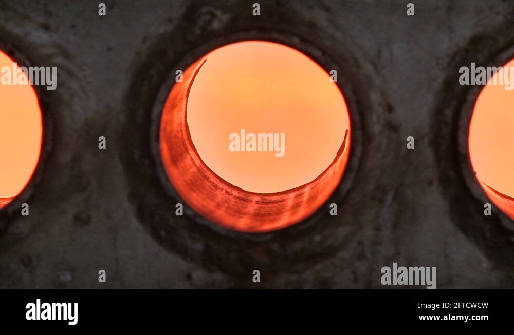 Russian combustion chamber in the boiler room Stock Video Footage - Alamy