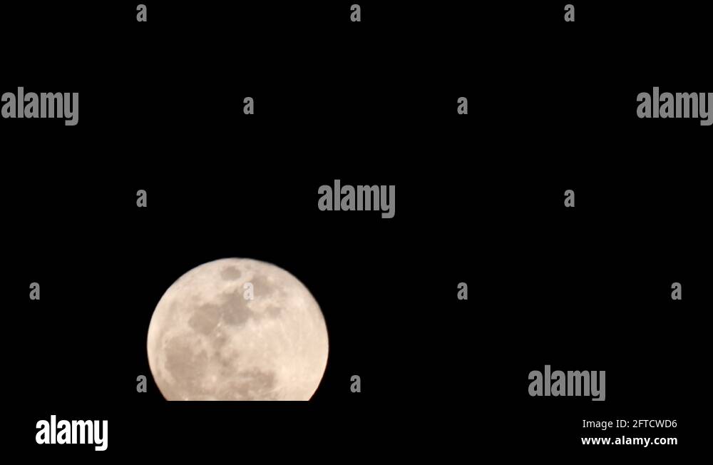 Bright full moon against the black sky Stock Videos & Footage - HD and ...