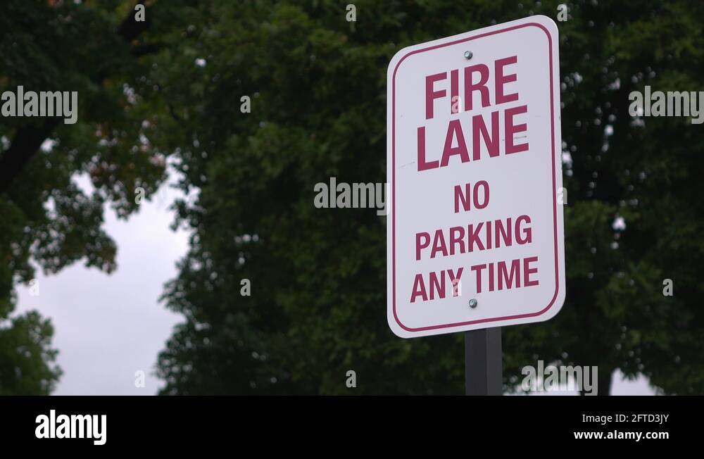Fire lane not block sign Stock Videos & Footage - HD and 4K Video Clips ...