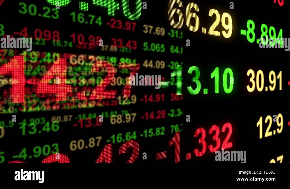 Stock market screen pixels Stock Videos & Footage - HD and 4K Video ...