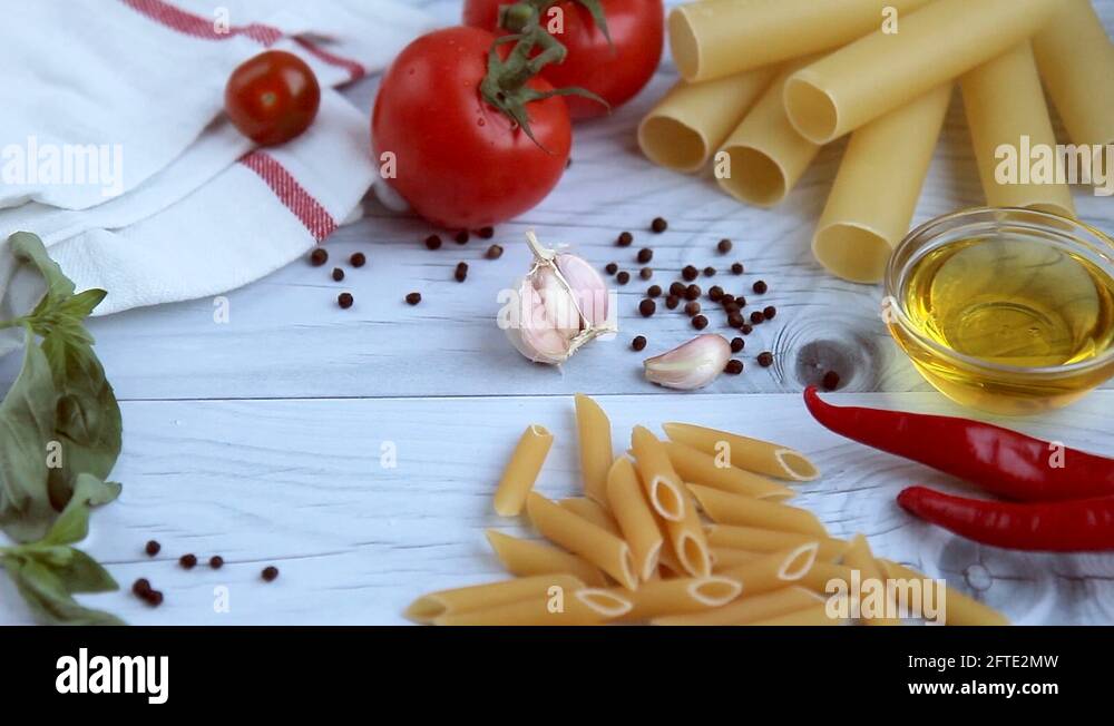 Spaghetti ingredients cooking pasta Stock Videos & Footage - HD and 4K ...