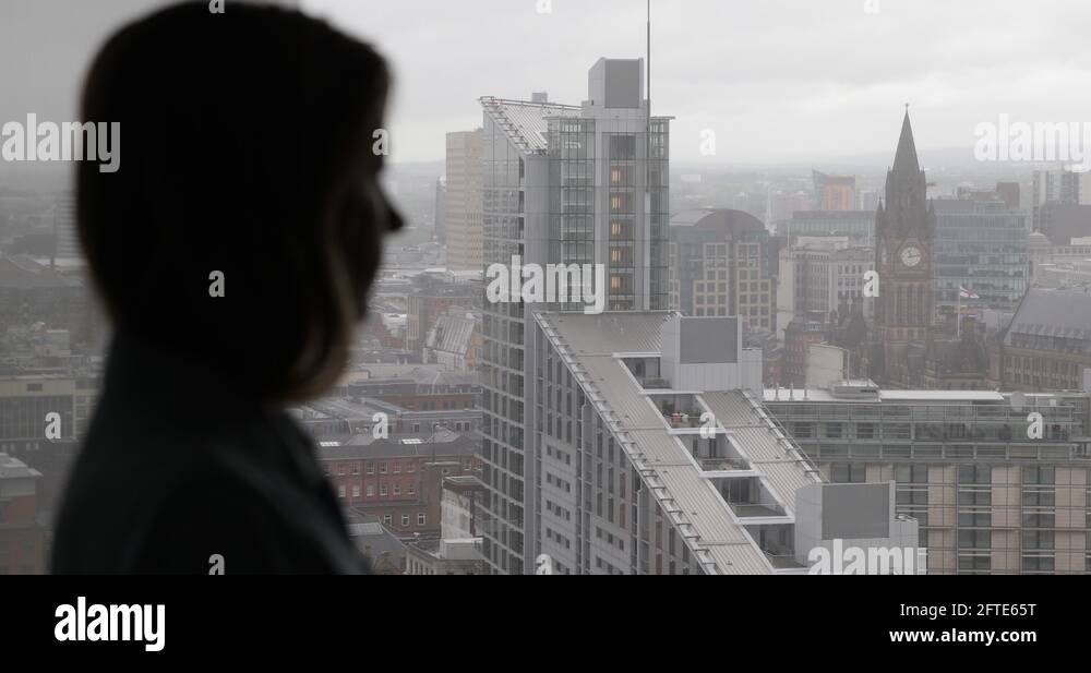 Manchester skyline silhouette Stock Videos & Footage - HD and 4K Video ...