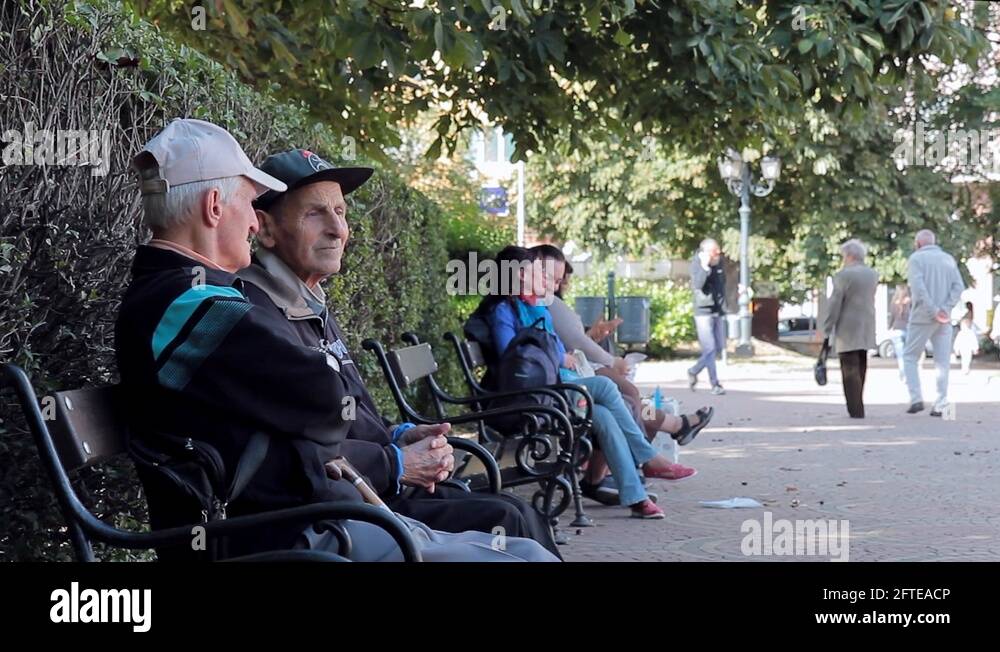 Two old men talk Stock Videos & Footage - HD and 4K Video Clips - Alamy