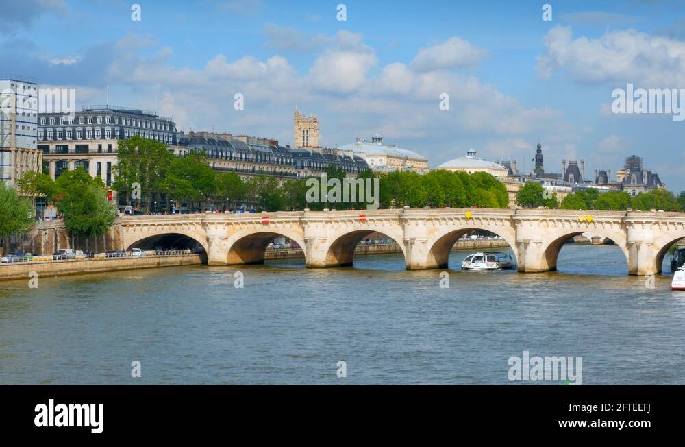 Bridge over seine river paris Stock Videos & Footage - HD and 4K Video ...