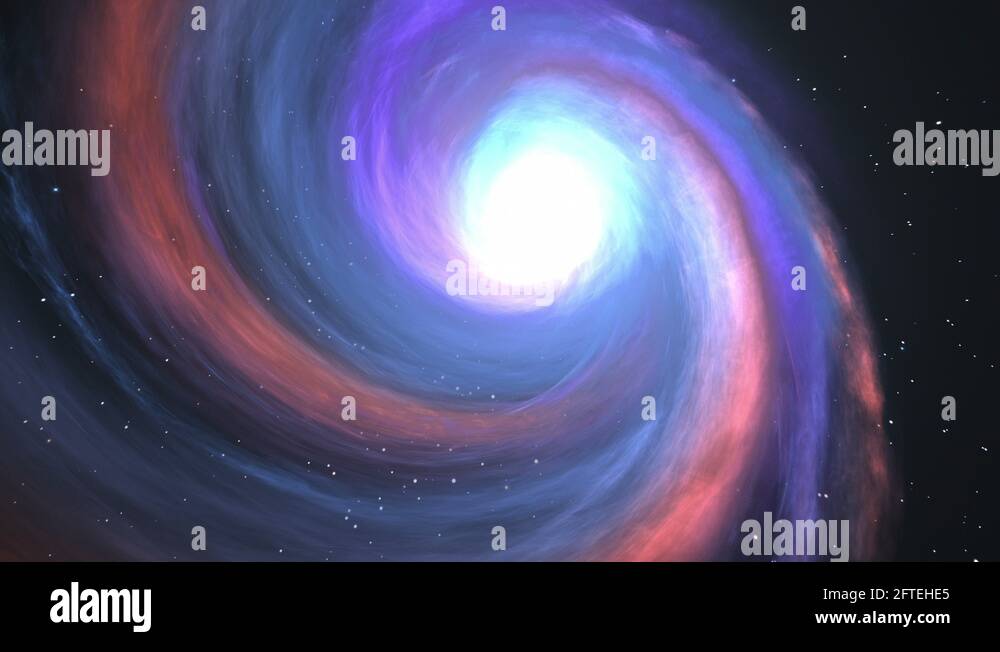 Camera Moving Around a Spiral Galaxy | Seamless Loop Motion Background ...