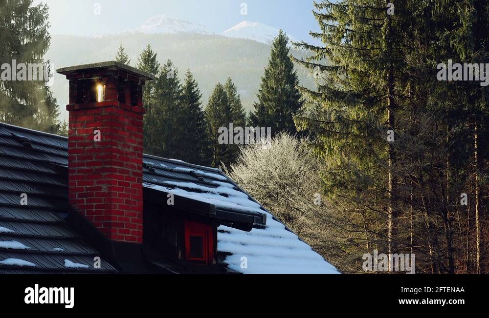 House cottage architecture chimney Stock Videos & Footage - HD and 4K ...