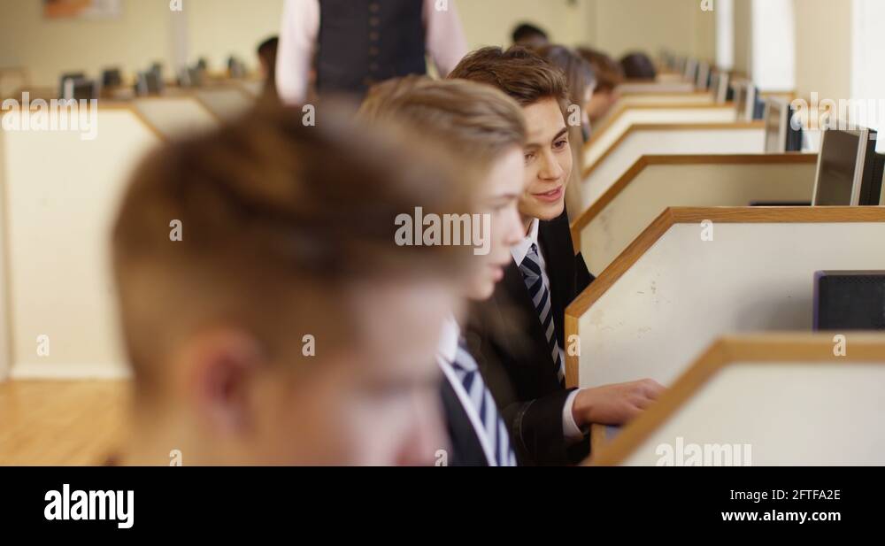 Boys computer lab at school Stock Videos & Footage - HD and 4K Video ...