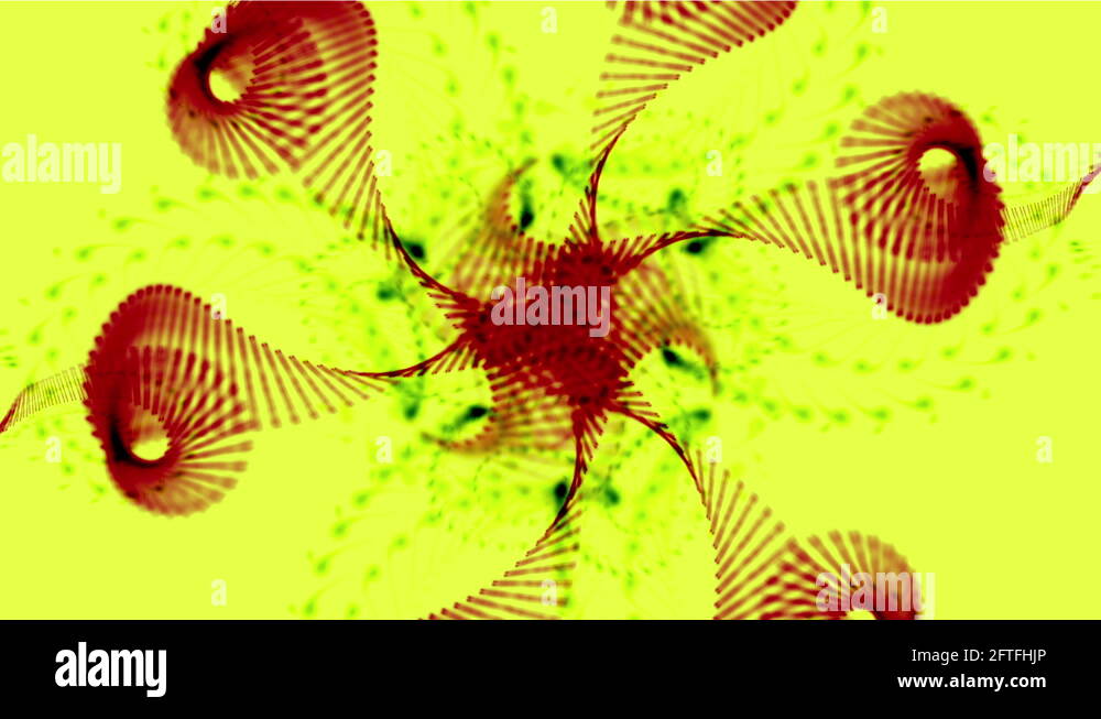 4k Abstract particle pattern flower petal art texture material lines ...