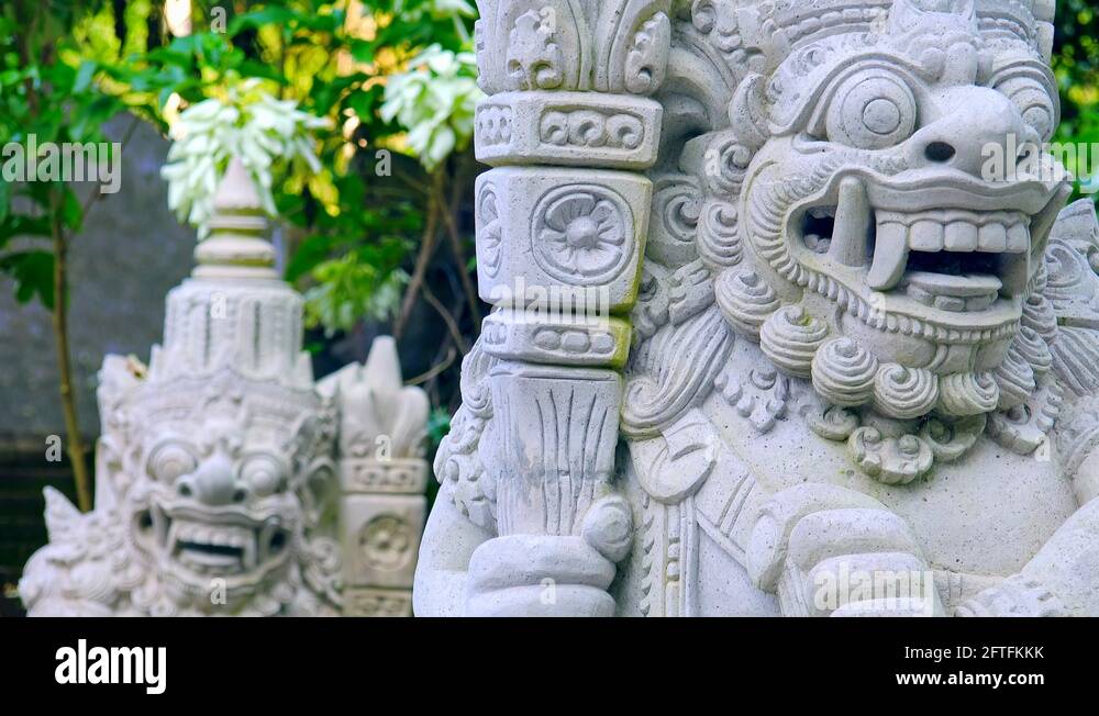 Barong Lion Guard, Balinese mythological character. Indonesia Stock ...