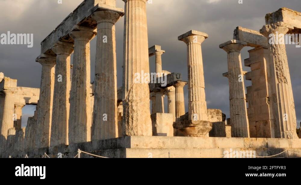 Classical greek doric building complex Stock Videos & Footage - HD and ...