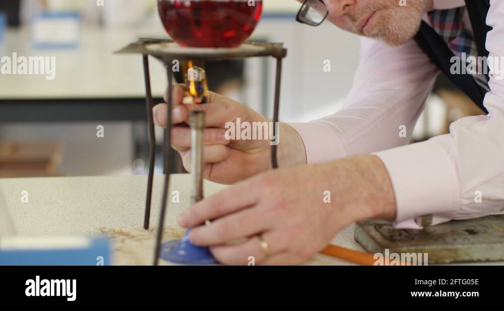 School science lesson bunsen Stock Videos & Footage - HD and 4K Video ...