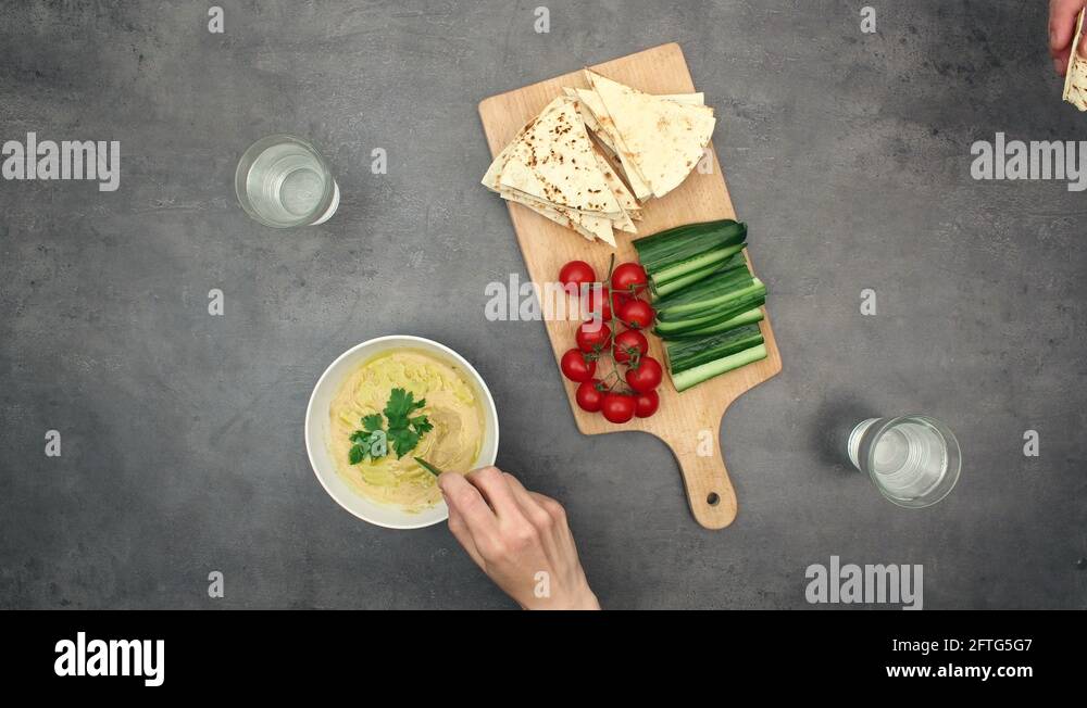 Preparing hummus Stock Videos & Footage - HD and 4K Video Clips - Alamy