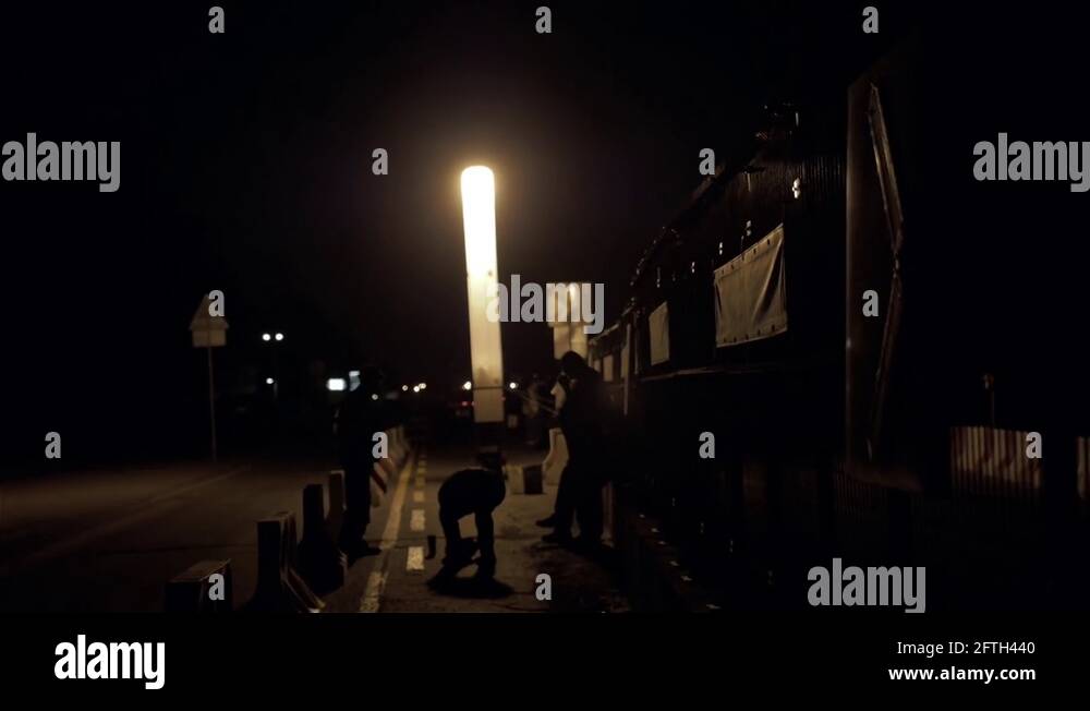 Road night construction workers Stock Videos & Footage - HD and 4K ...