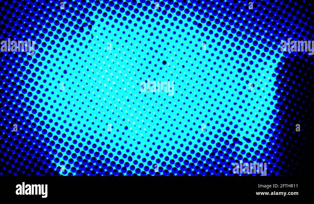 Abstract blue halftone screen forms flicker - Video Background 1408 HD ...