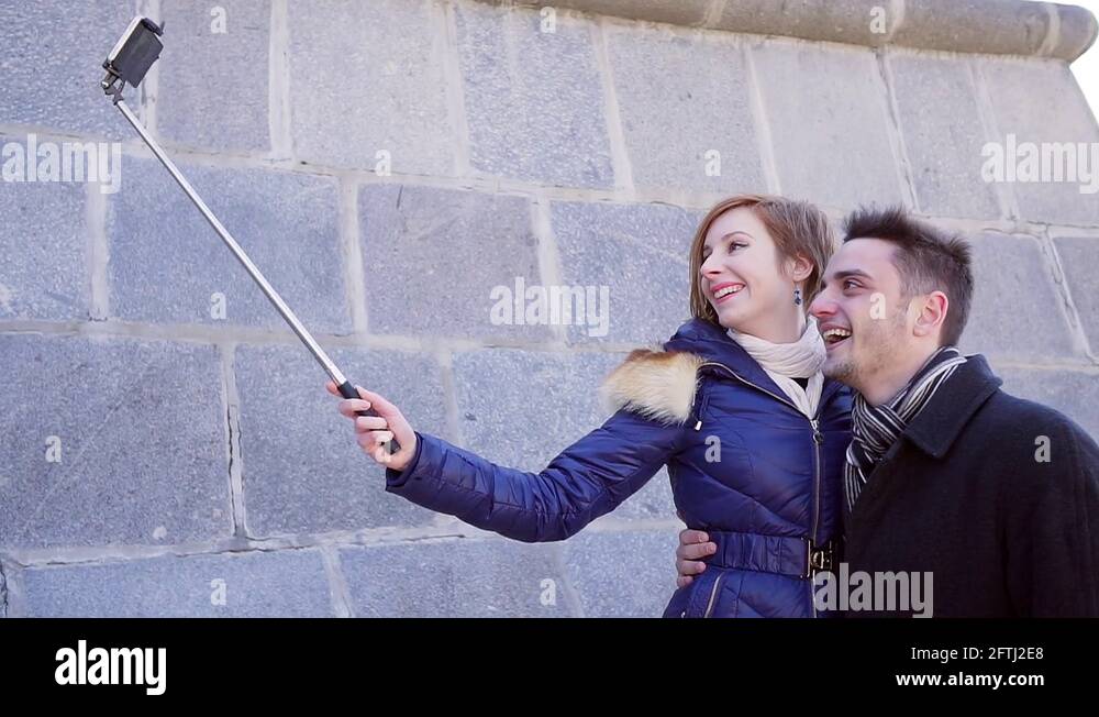 Using a selfie stick Stock Videos & Footage - HD and 4K Video Clips - Alamy