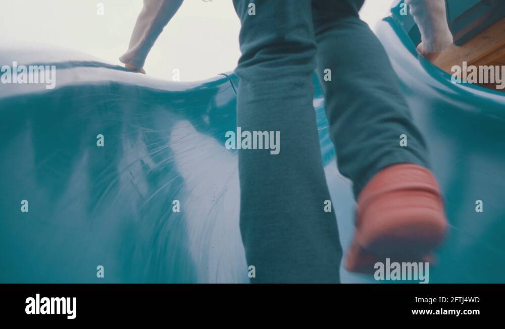 Girl climbing up slide Stock Videos & Footage - HD and 4K Video Clips ...